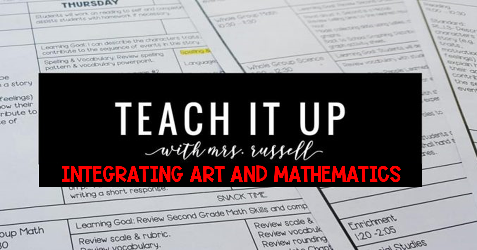 Teach It Up: Integrating Math and Art - Mrs. Russell's Room